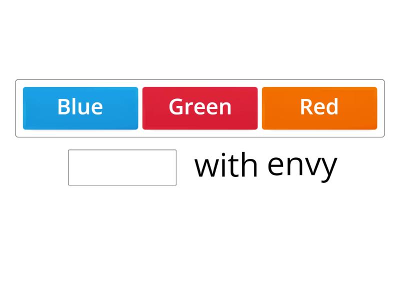 Missing colours - Complete the sentence