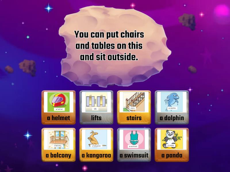 movers reading part 1 - Find the match