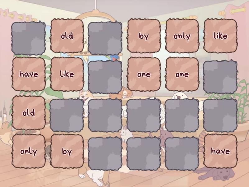 Tricky Words 3 - Matching pairs