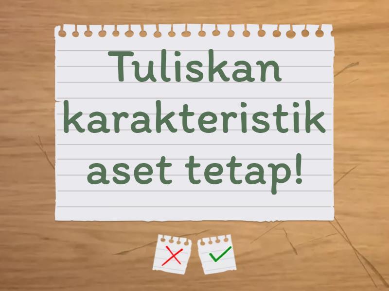 ASET TETAP - Flash cards