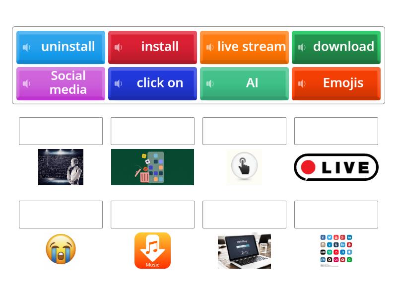TECH TERMS - Match up