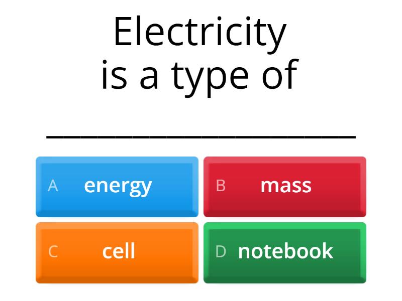 Electricity Review - Quiz