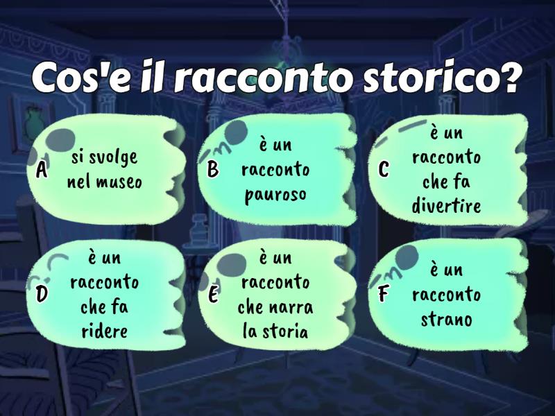 Il racconto storico - Quiz