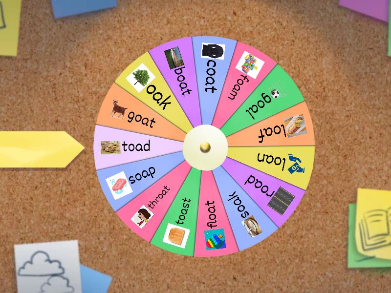 oa digraph sounds - Spin the wheel