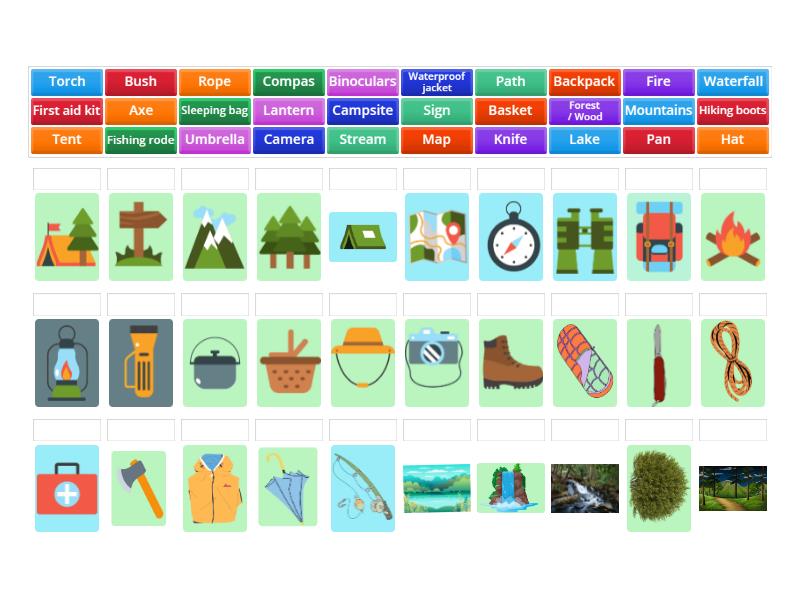 camping - Match up