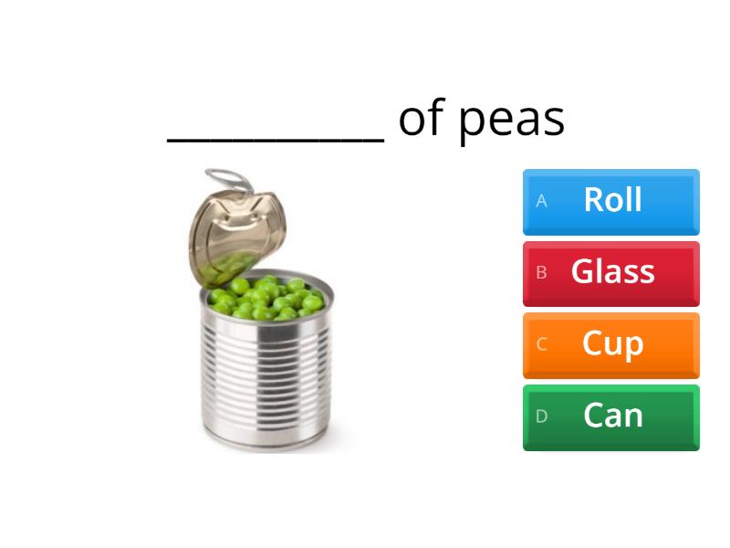 Container Words (Quantity) - Quiz