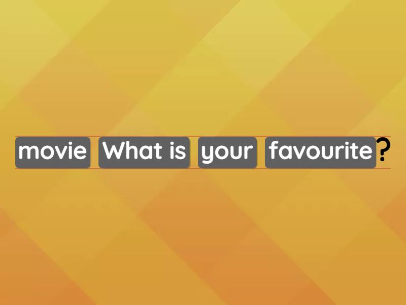 Movie Conversation Questions_Part 1 - Unjumble