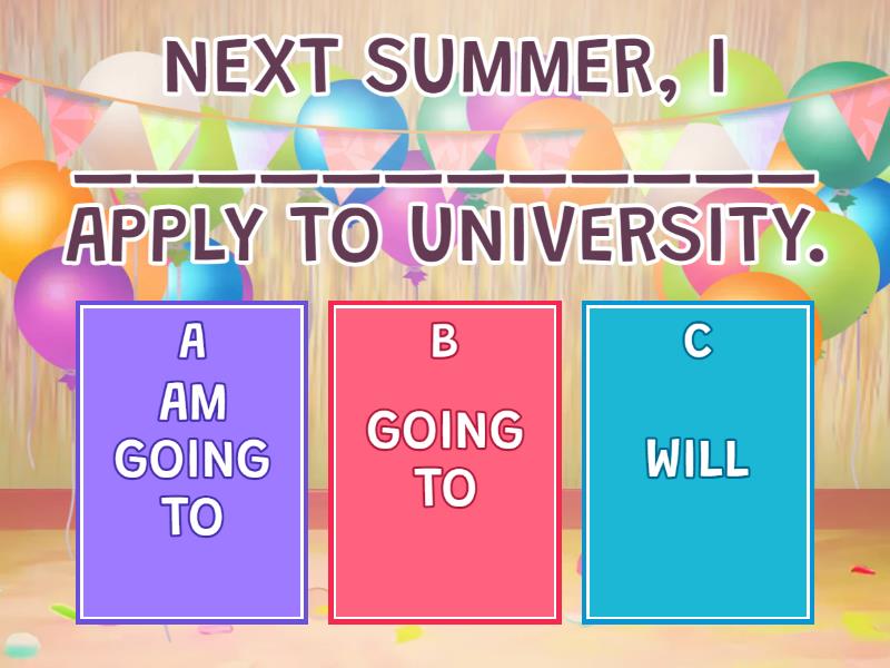 I01: FUTURE FORMS - Quiz