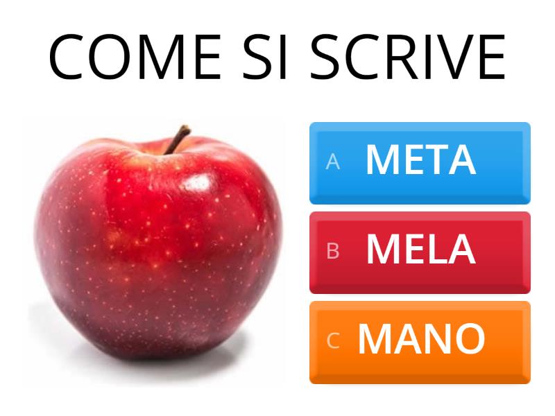 COME SI SCRIVE - Quiz