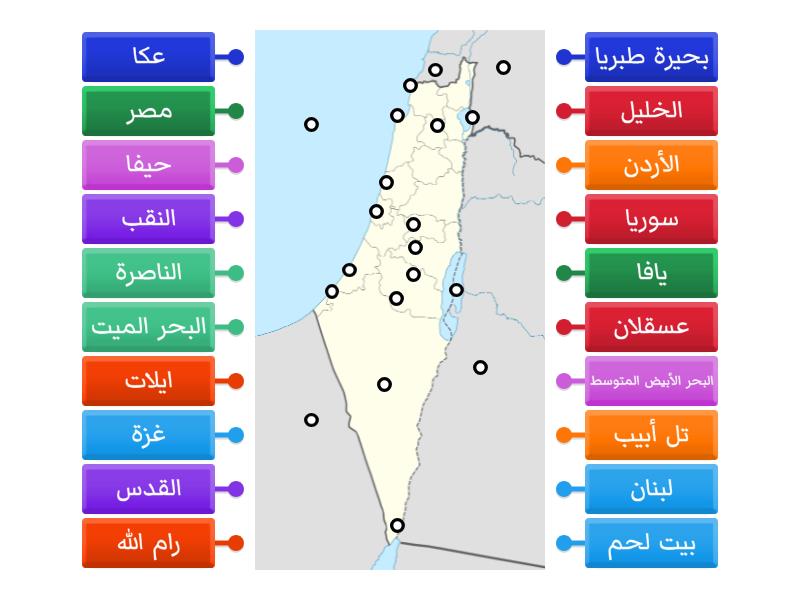 Grade 8 Map - Labelled diagram