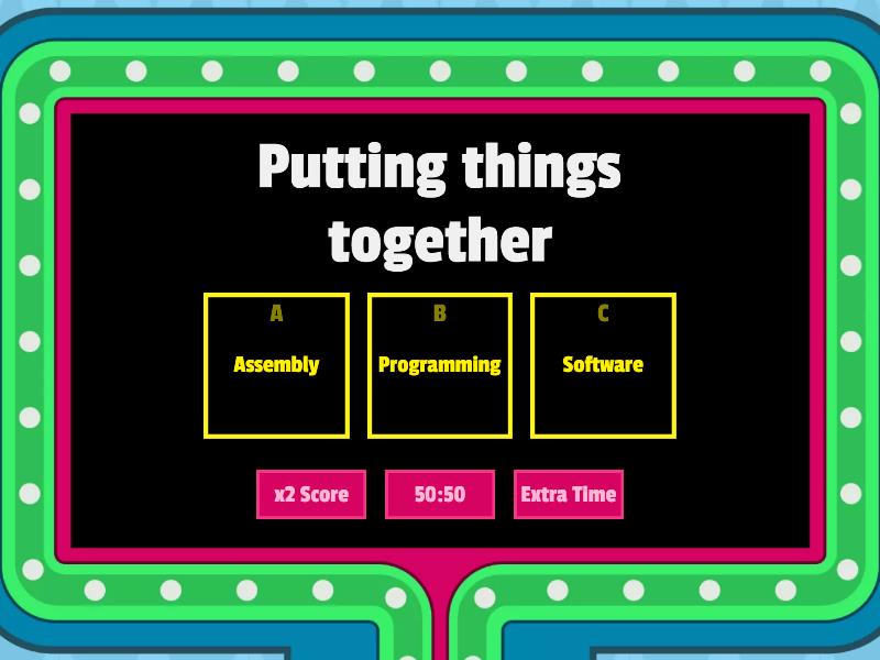 Assembly - Gameshow quiz