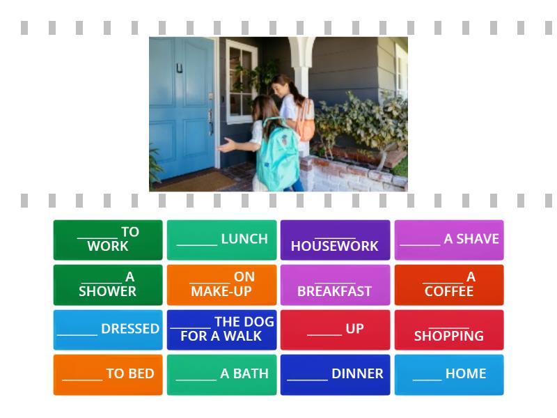 DAILY ROUTINES COMPLETE - Find the match