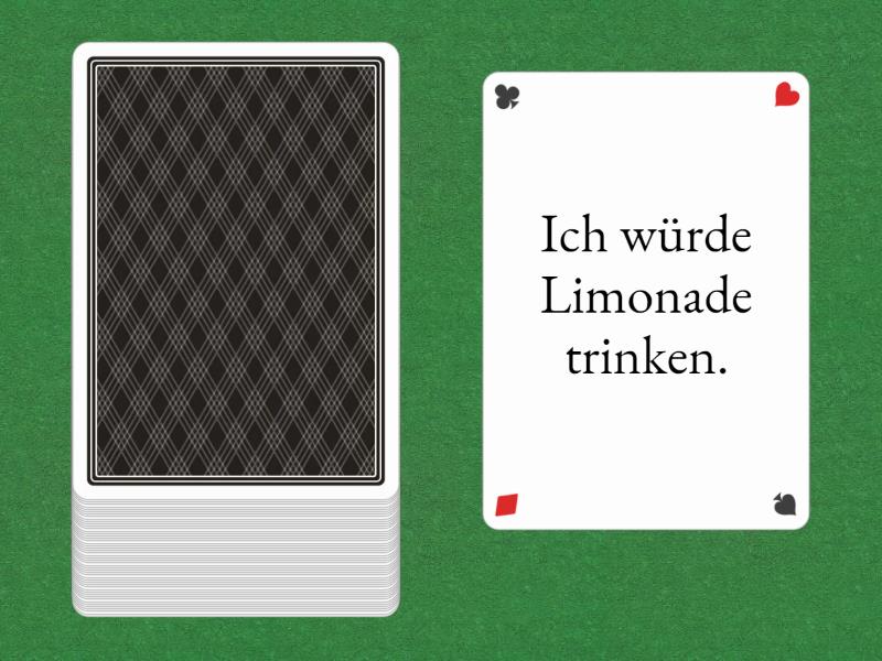 German Conditional Tense - Speaking cards