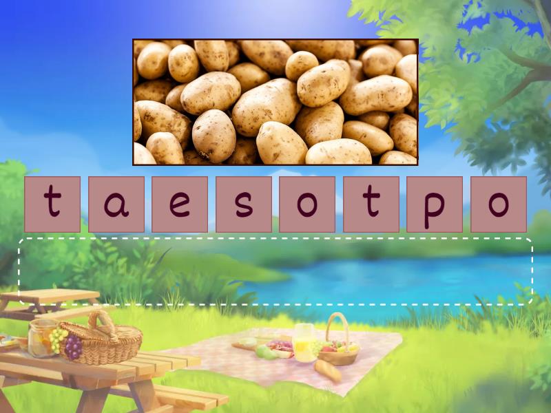 vegetables - Anagram