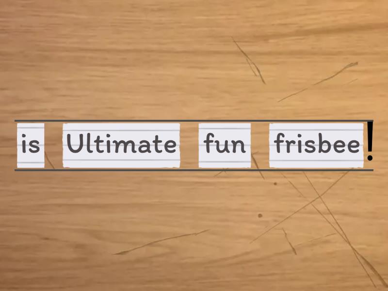 Is Fun statements. - Unjumble