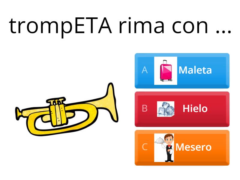 Ejercicio Rima la Rima - Quiz