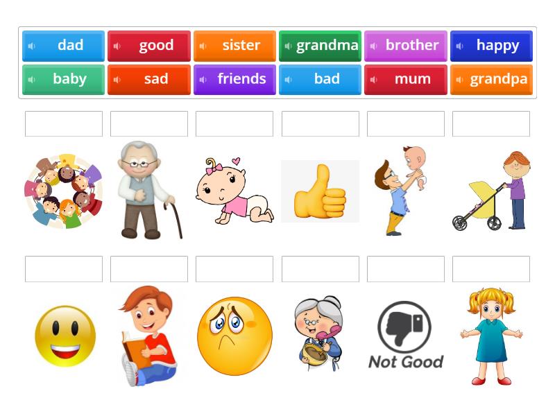 Match _ SM Starter _ Unit 3 My family - Match up