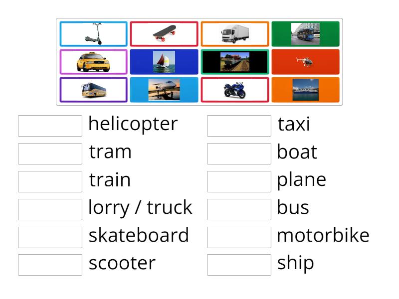 Transport SM2 Unit7 - Match up
