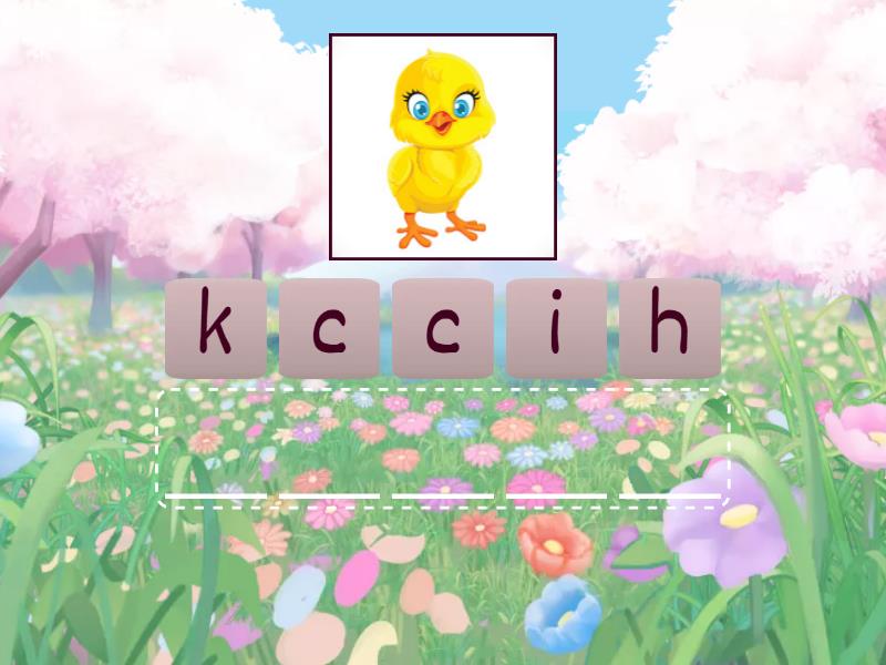 Easter words - Anagram