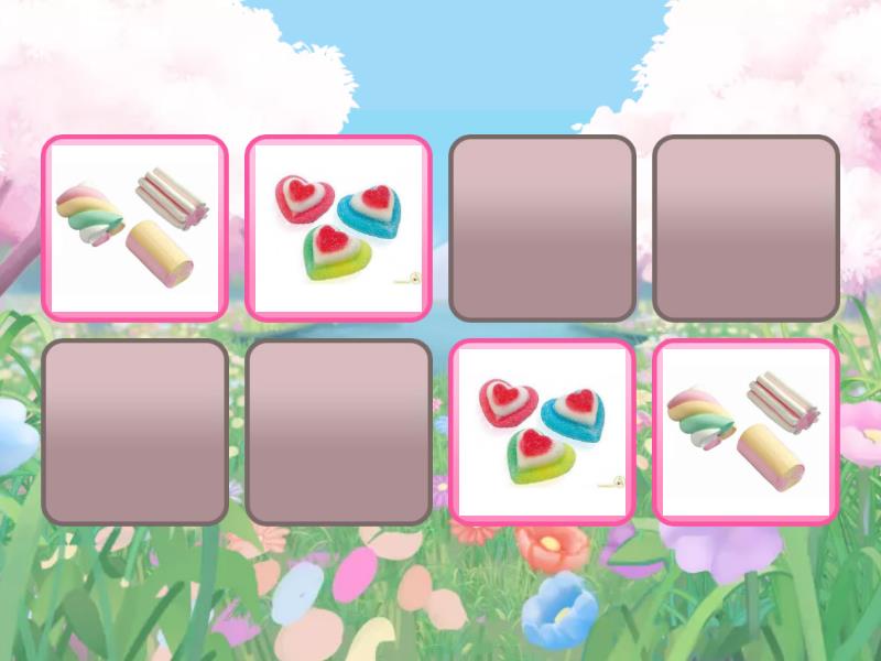 sweets - Matching pairs