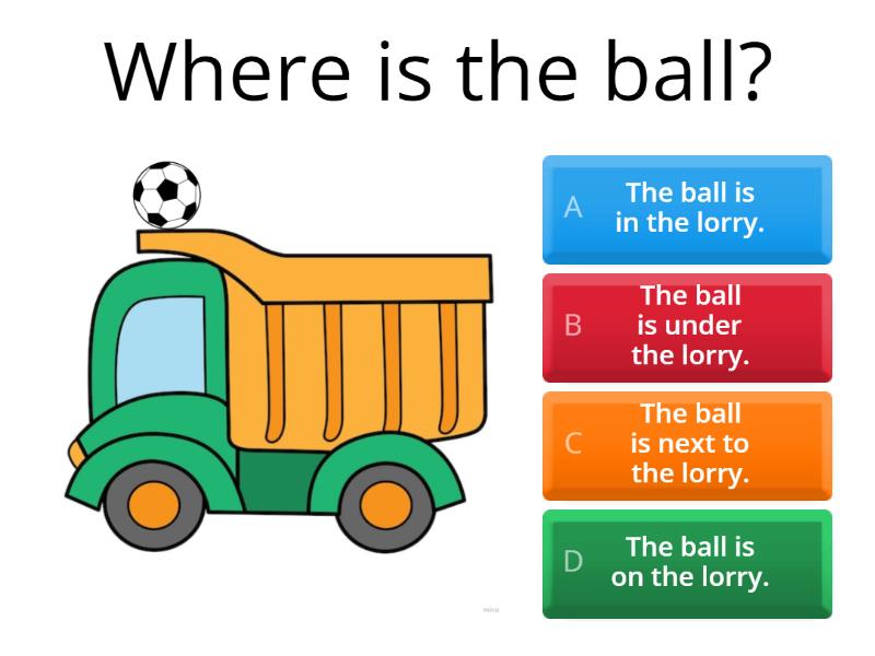 Where is the ball? - Quiz