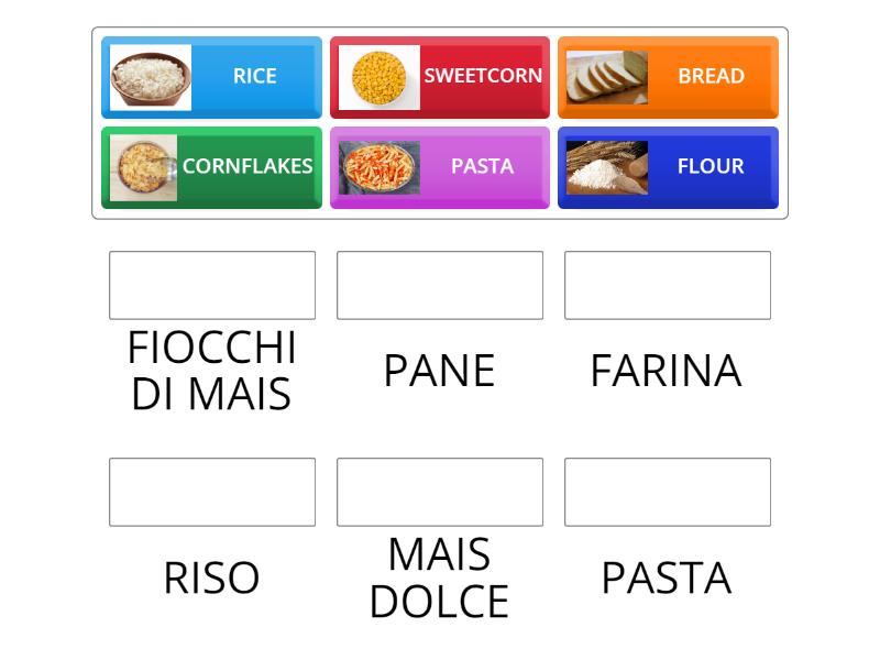 CEREALS (CEREALI) - Match up