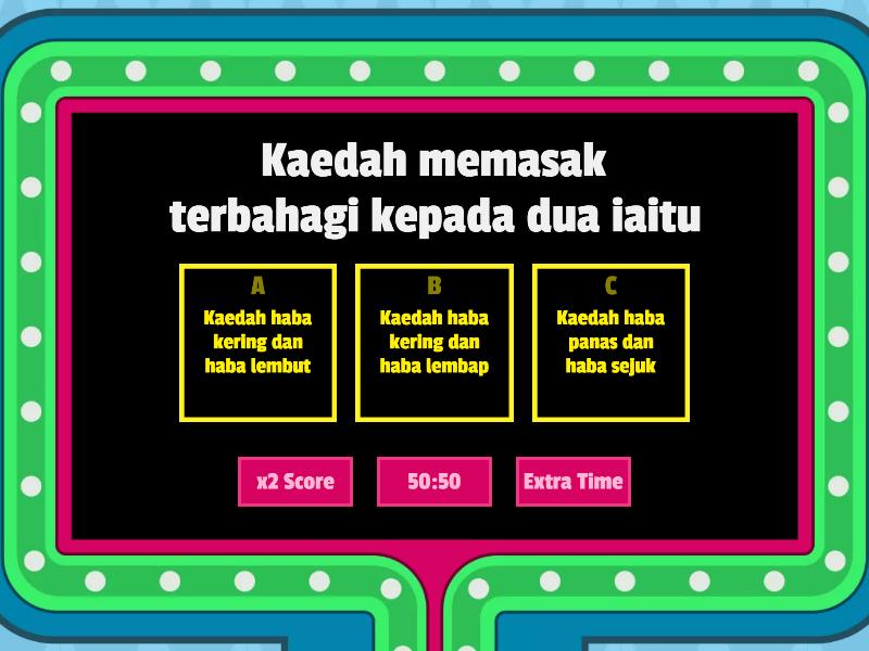 Maksud Haba Kering dan Haba Lembap - Gameshow quiz
