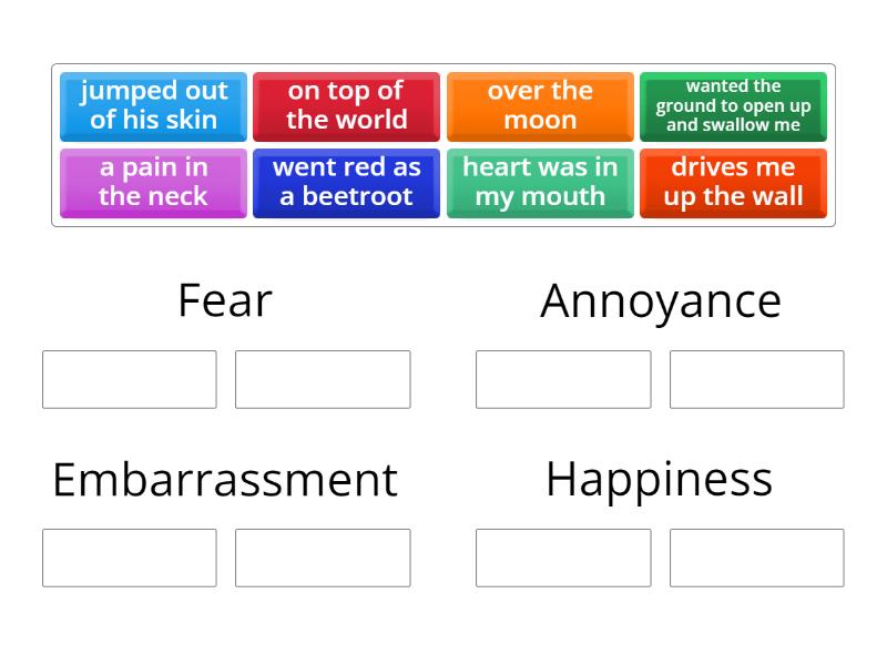 Unit 5 Full Blast Idioms - Group sort
