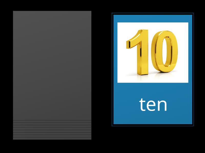 Numbers 1-10 - Random cards