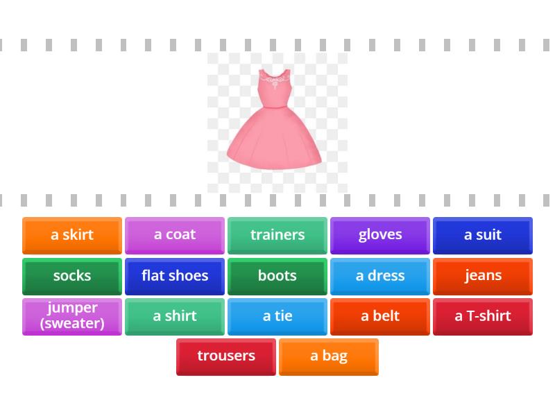 Clothes Pre-Intermediate - Find the match