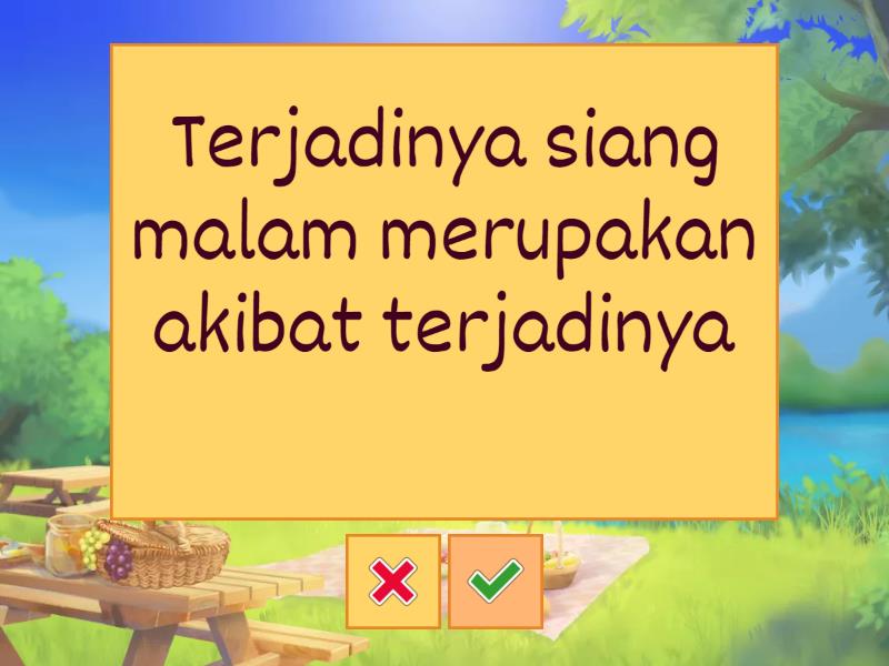 Pasang Surut Air Laut, Rotasi Dan Revolusi - Flash cards