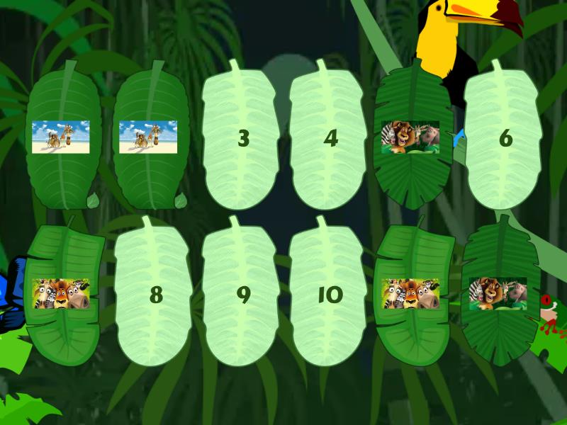 Madagascar movie divertidas - Matching pairs