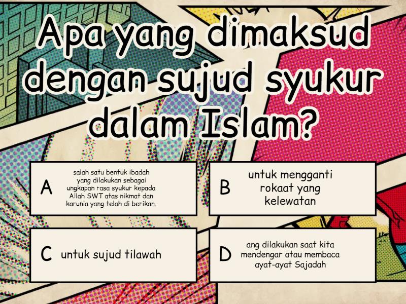 Sujud Syukur - Quiz