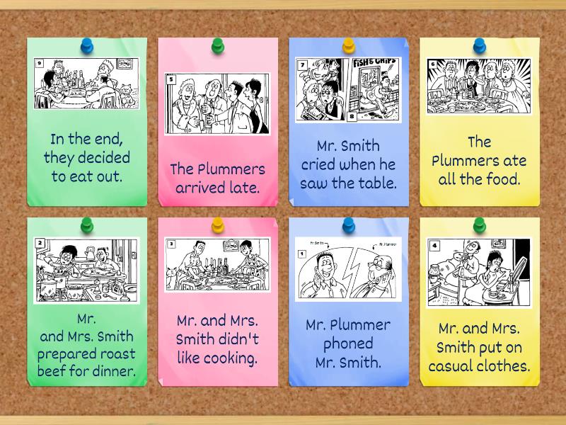 Correct the wrong sentences - Flip tiles