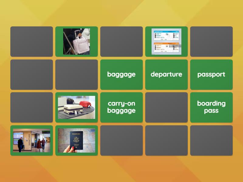 STUDYPLAN/Airport - Match - Matching pairs