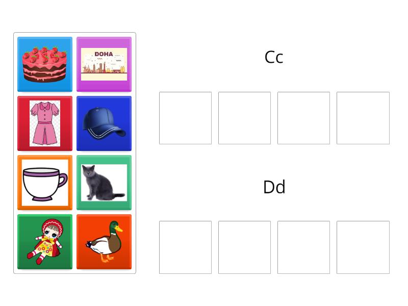 Cc & Dd - Group sort