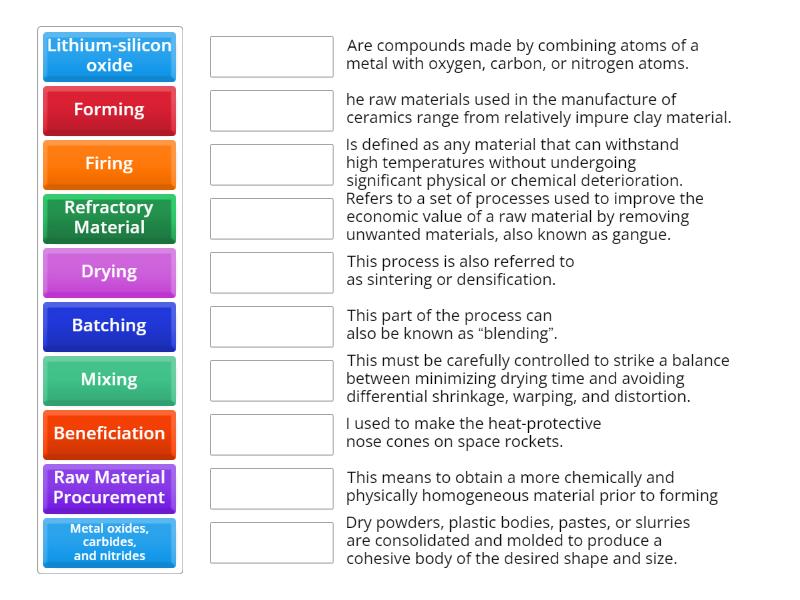 Second Activity - Match up