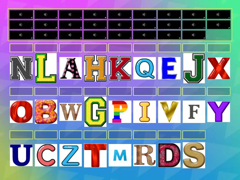 ALPHABET - Match up
