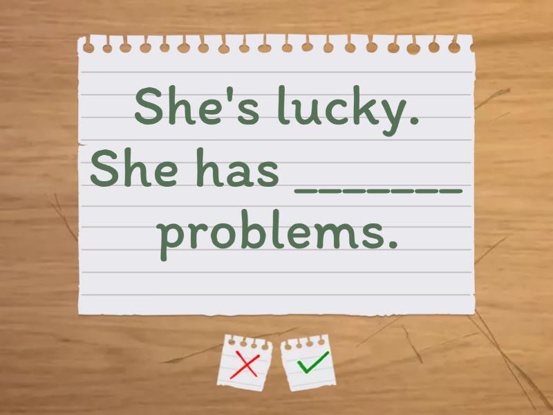 (a) little/ (a) few - Flash cards