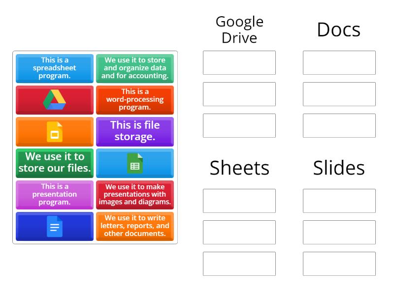 Google Applications Sorting - Group sort