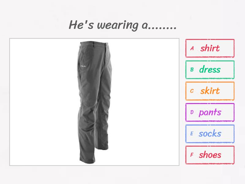 Up 2/ Unit 4/ Lesson 1/ Clothes - Quiz