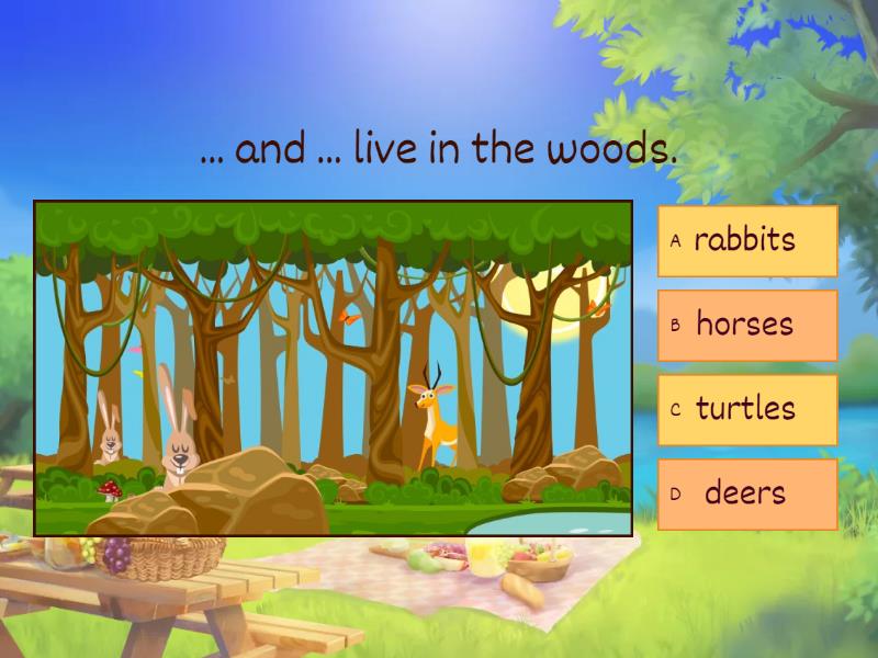 Wild Animals habitats - Quiz