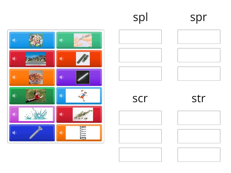 3-Letter Blend Sort - Group sort