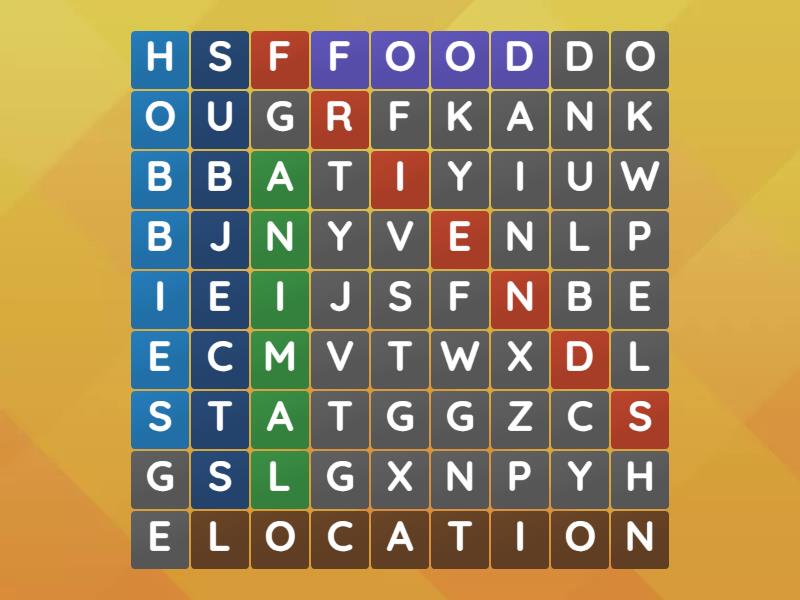 Welcome Word Search - Wordsearch