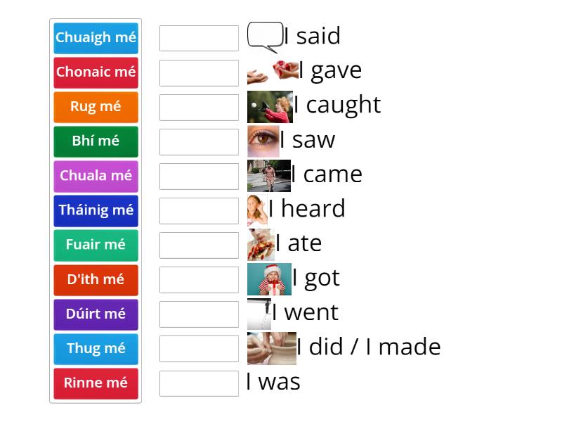 An Aimsir Chaite - Na Briathra Neamhrialta - Match up