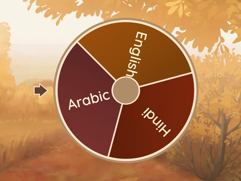 -Languages - Spin the wheel