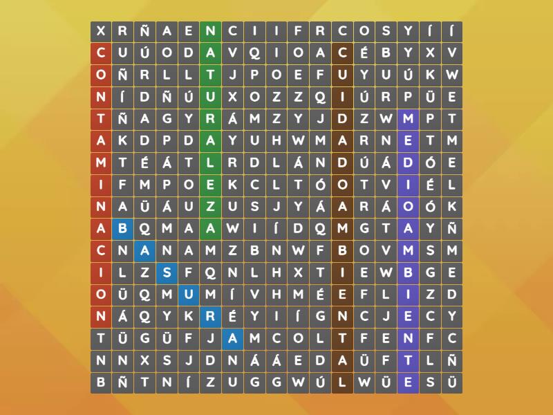 La Contaminacion Ambiental - Sopa de letras