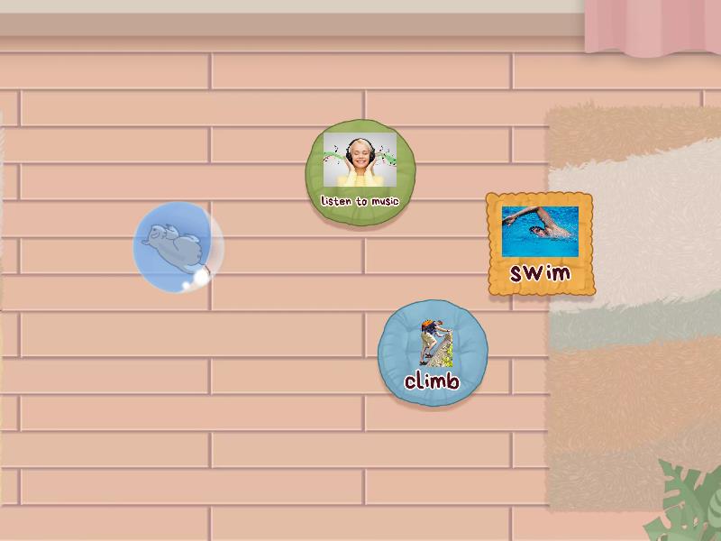 Action verbs - Airplane