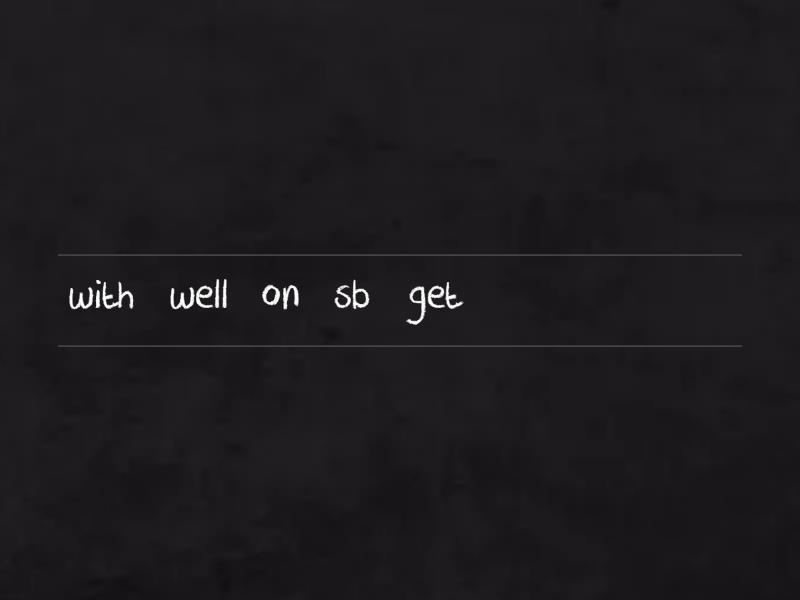 Neighbours Vocab. - Unjumble