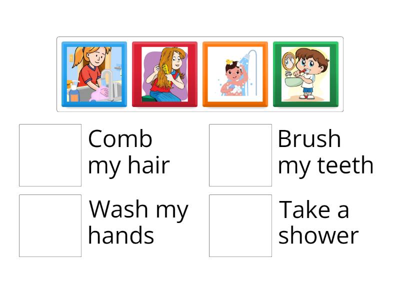 PERSONAL HYGIENE - Match up